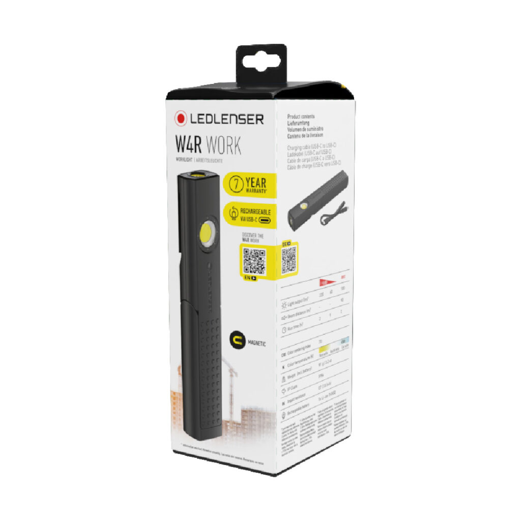 Ledlenser W4R Work Light - Robust, Versatile Illumination